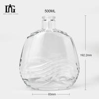 China Glass Portable Picnic Wine Table with Cork Screw Cap 500ml/700ml Bottle and Glass Bottle for sale