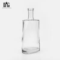 China 700ml 750ml Round Glass Bottle for Beverage OEM/ODM Acceptable Vodka Liquor for sale