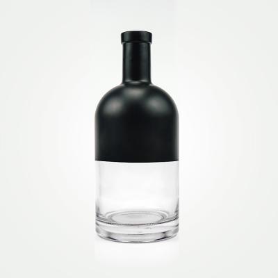 China Glass Bottles for Vodka Gin Whisky Spirit Wine Bottle Beverage Container 750ml Empty for sale