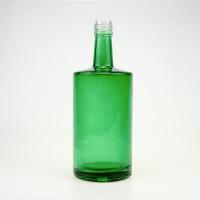 China Super Flint Flat Shoulder Glass Bottle for Liquors and Beverages Custom 500ml 750ml for sale