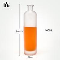 China Heavy Base Bottle for Liquors and Beverage 500ml Extra Flint Glass Ice Wine Bottles for sale