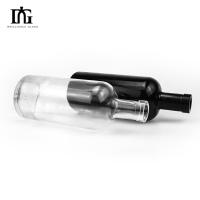 China Tequila Unique Design 700ml 1000ml Matte Black Olive Oil Glass Bottles With Corked for sale
