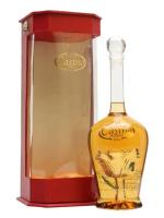 China 750ML Handmade Blown Glass Liquor Wine Bottles with Unique Decorated Rose Flower Shape for sale