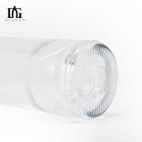 China 500ml 750ml 1000ml Glass Wine Whiskey Bottle with Cork Hot Stamping and Electroplating for sale