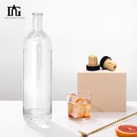 China Body Material Glass Bottle for Whisky Rum Gin 500ml 700ml Capacity Liquor Spirits Bottles for sale