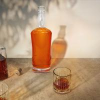China Provided Freely 700ml 750ml 1L Clear Glass Liquor Spirits Alcohol Rum Whiskey Bottle for sale