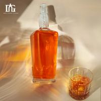 China OEM/ODM 700ml 750ml Glass Bottle for Wine Whisky Directly Supply Cap Type Cork Screw Both for sale