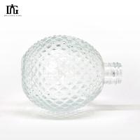 China Glass Bottle With Wooden Stopper For Gin Tequila Whisky Vodka Rum 300ml 200ml 100ml for sale