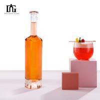 China Acceptable Customer's Logo 200ml 500ml 700ml 750ml Liquor Glass Bottle for Beverage for sale