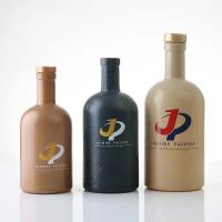 China Industrial Beverage 500ml 750 ml 1000ml Frost Whiskey Liquor Bottle with Cork for sale