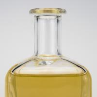 China Custom Square Glass Whisky Bottle Set 5CL 500ML 750ML Frosted Vial Base Material glass for sale