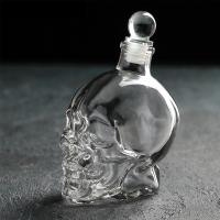 China 500ml 700ml Glass Vodka Whiskey Wine Tequila Gin Rum Liquor Bottles for Spirits Juice for sale