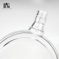 China 375ml 500ml 700ml 750ml 1000ml Glass Bottle with Cork Ideal for Champagne and Whiskey for sale