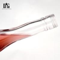 China Special Shaped 500ml/750ml Tequila Whiskey Gin Rum Brandy Vodka Glass Bottles with T Cork for sale