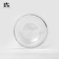 China Uniquen Shape 500ml 700ml Clear Rum Whisky Juice Glass Bottle with CORK Sealing Type for sale