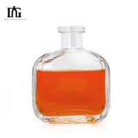 China Clear Black White Tequila Liquor Glass Bottle for Drinks 100ml 200ml 375ml 500ml 750ml for sale