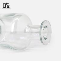 China Screen Printing Hot Stamping Painting 750ml Clear Glass Spirit Bottle for Liquors and Beverage for sale