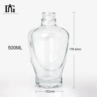 China 700ml 750ml Clear Glass Bottle for Direct Supply of Brandy Rum Whiskey Gin Vodka for sale