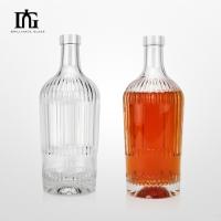 China Recyclable Empty Glass Red Wine Bottle with 500ml 750ml Capacity and Cork Sealing Type for sale