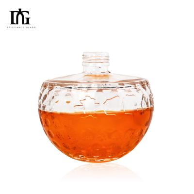 China Flint Glass Bottle for Gin Rum Whiskey Vodka Mescal Brilliance High End 700ml 750ml for sale