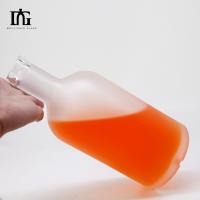 China 500ml Transparent Glass Bottle for Vodka Rum Gin Liquor Whisky Spirits Grade Material for sale