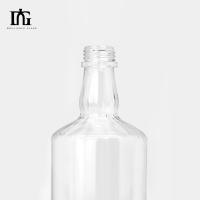 China Glass Base Material 750ml Empty Spirit Whisky Wine Bottle for Alcohol Liquor Bottles for sale