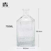 China 700ml 750ml Glass Bottles for Wine Whisky Brilliance Rum Gin Empty Manufacturers Supply for sale