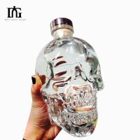 China Brandy Rum Whiskey Gin Vodka Juice 700ml 750ml Clear Glass Bottle Acceptable OEM/ODM for sale