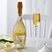 China 500ml 750ml Empty Gold Bottle for Champagne Electroplated Gold Spirits Gin Liquor Glass for sale