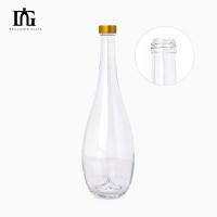 China Industrial Glass Bottle for Clear 450ml 700ml 750ml Rum Vodka Whisky Liquor for sale