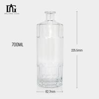 China Acceptable Customer's Logo Glass Bottles for Juice Brilliance Gin Vodka Bottles Sales for sale