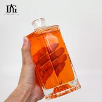 China Sealing Type Cork 500ml Clear Liquor Glass Bottles for Tequila Spirits for sale