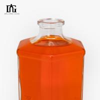 China Sealing Type Cork 500ml Clear Liquor Glass Bottles for Tequila Spirits for sale