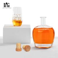 China Liquors Beverage Glass Bottles for Spirits 700ml 750ml Empty Juice Rum Gin Whiskey Vodka for sale