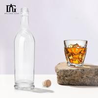 China Gin 750ml Glass Liquor Bottles Brandy Glass Bottle Beer Bottle Beverage Cork Food for sale