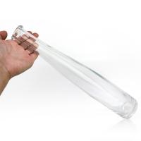 China Engraving Surface Handling 380ml 700ml Glass Bottle for Tequila Whisky Vodka Rum Brandy for sale