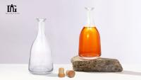 China Customize Glass Bottle for Vodka Whiskey Brandy Rum Liquor Acceptable Customer's Logo for sale