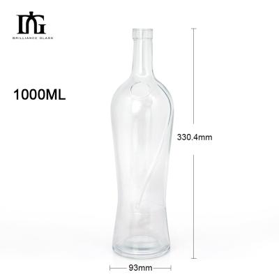 China 200 ml 500 ml 700 ml 750 ml Spirits Liquor Vodka Glass Bottles with Provided Freely for sale