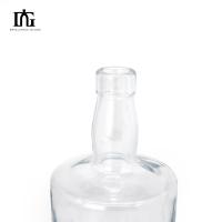 China Body Material Glass 260ml Mini Bottles Clear Glass Bottle for Whisky Wine Liquor for sale