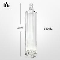 China Carbonated Drinks 500ml 700ml 750ml Liquid Packaging Bottle with Unique Shape and Cork for sale