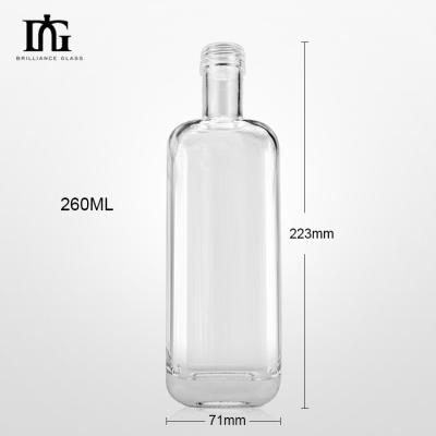 China Direct Clear Glass Bottle for Vodka Whiskey Gin 420ml/500ml/700ml/750ml Industrial for sale