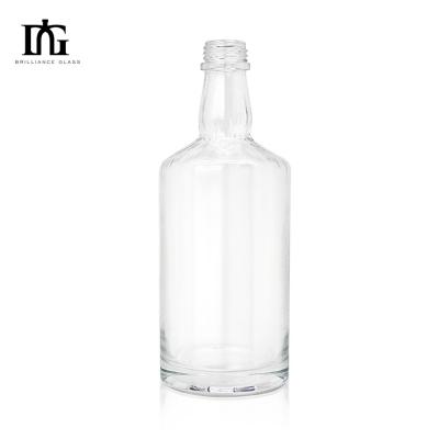 China 700ml 750ml Custom Liquor Bottle Industrial Beverage Glass Collar Material Fancy for sale