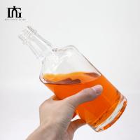China 700ml 750ml Custom Liquor Bottle Industrial Beverage Glass Collar Material Fancy for sale