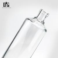 China Supply Style Glass Bottle 500ml 700ml 750ml Tall Whiskey Bottle with Collar Material for sale