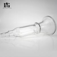 China Customized Glass Collar Material Glass Liquor Bottles for Gins 500ml 700ml Lead Free for sale