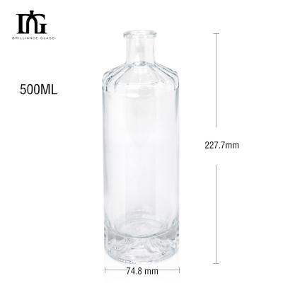 China Eco-Friendly Sealing Type CORK Glass Wine Table for Whisky Bottle and Glass Bottles for sale