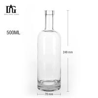 China 750ml 700ml 500ml Glass Bottle with Screen Printing Hot Stamping Painting Engraving for sale