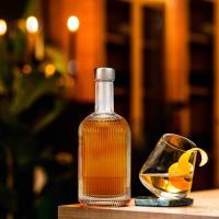 China Empty 330ml Glass Bottle for Liquors Whiskey Vodka and Other Beverages Nordic Style for sale