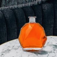 China 250ml/350ml/500ml/550ml/650ml/700ml/750ml Capacity Electroplated Glass Bottle for Beverage for sale
