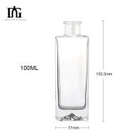 China 250ml/350ml/500ml/550ml/650ml/700ml/750ml Glass Bottle Cork Sealing for Vodka Rum Brandy for sale
